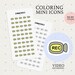 Metronome Icon Stickers, Music Planner Stickers, Colourable, Writable ...