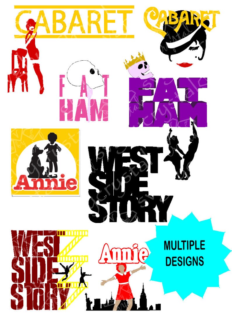 Broadway Favorites 3--SVG Layered Files - Etsy