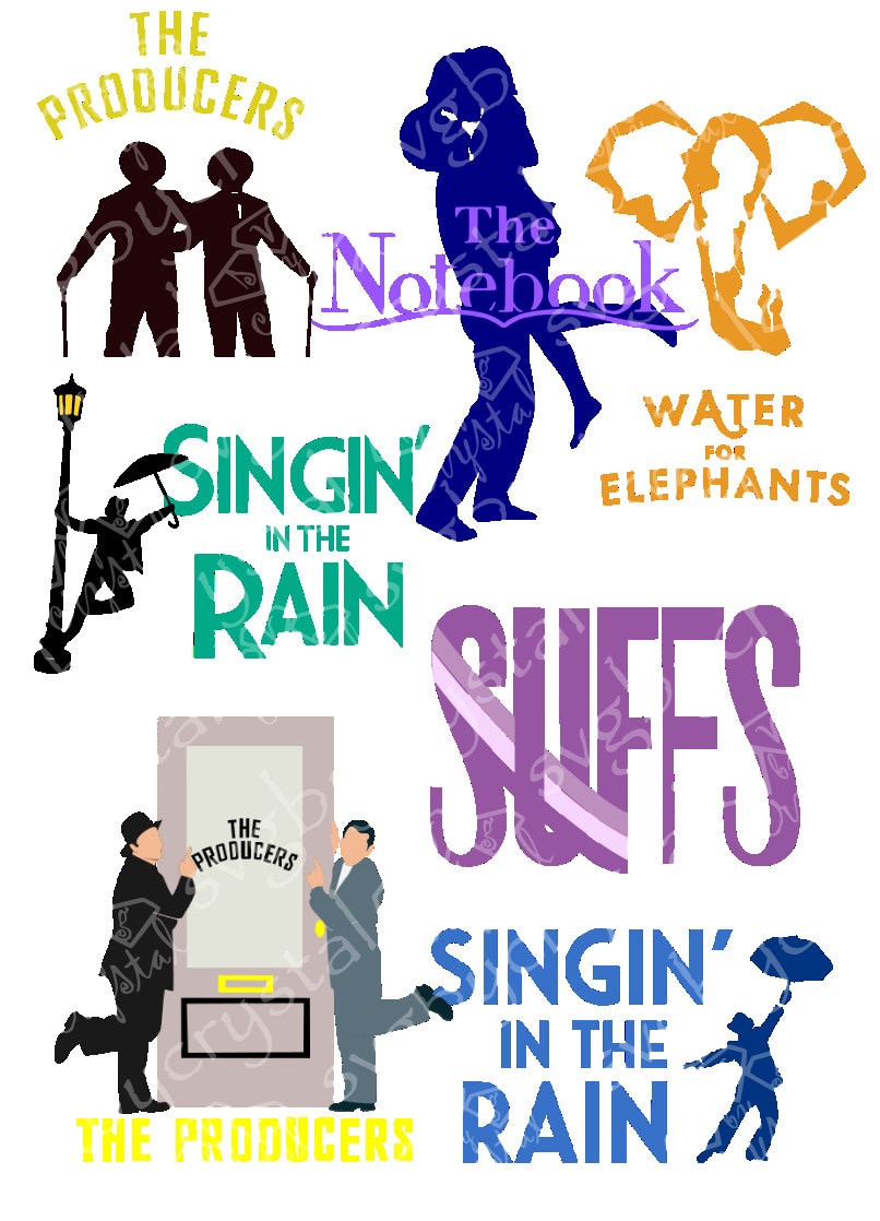 Broadway Favorites 4 Svg--layered Designs - Etsy UK