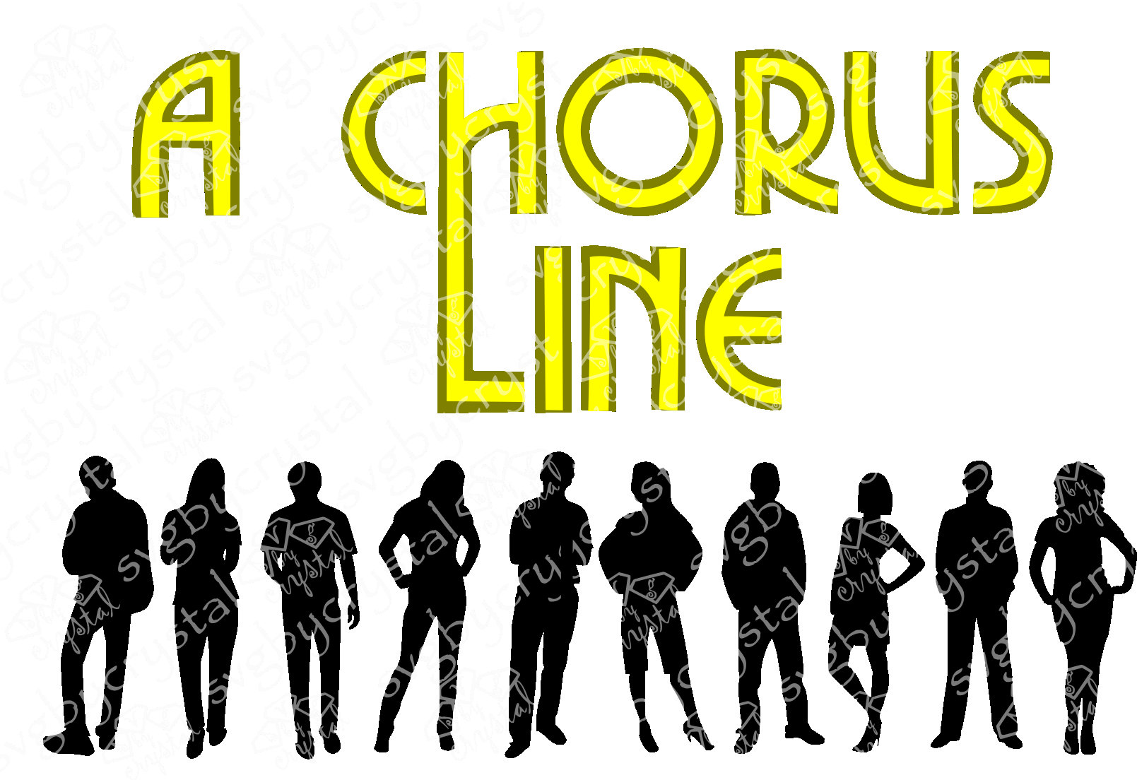 A Chorus Line SVG - Etsy