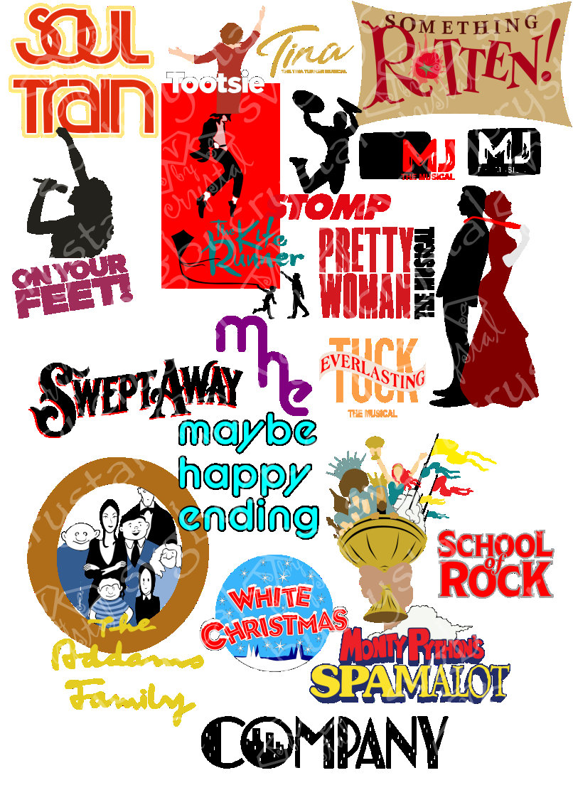 Broadway Favorites 5--SVG Single and Layered Designs - Etsy