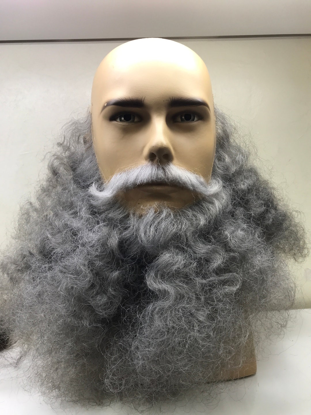 Realistic Fake Beard and Moustache Set. Human Hair Hand - Etsy