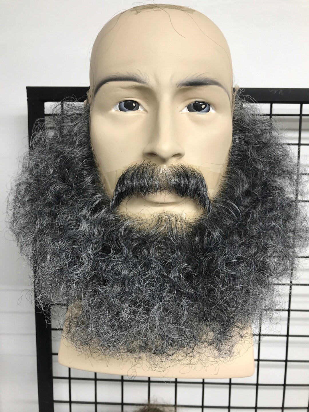 Realistic Fake Beard and Moustache Set. Human Hair Hand - Etsy