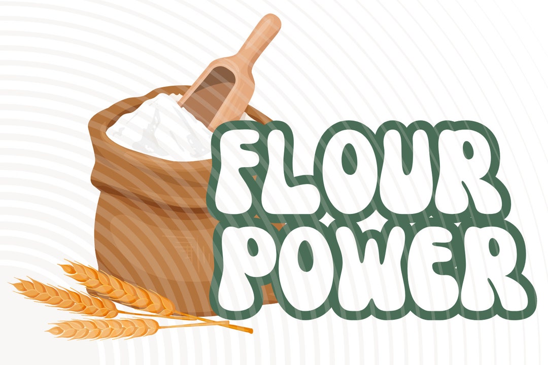 Digital Download - Flour Power Sourdough PNG/SVG File - Etsy