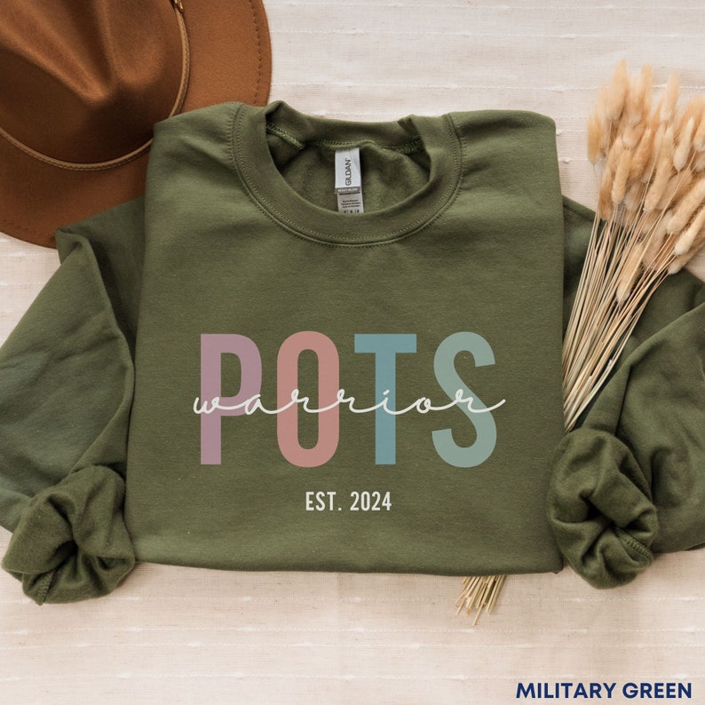 Custom POT Syndrome Sweatshirt, Personalized POTS Warrior Shirt ...
