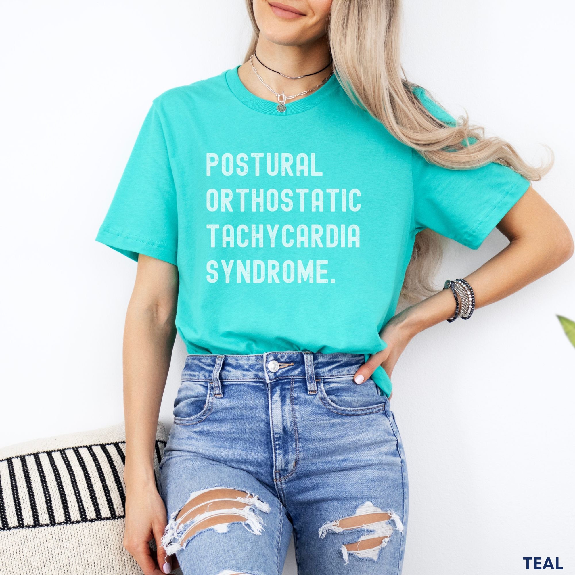 POT Syndrome Shirt, Postural Orthostatic Tachycardia Syndrome Tshirt, Chronic Illness Gift ...