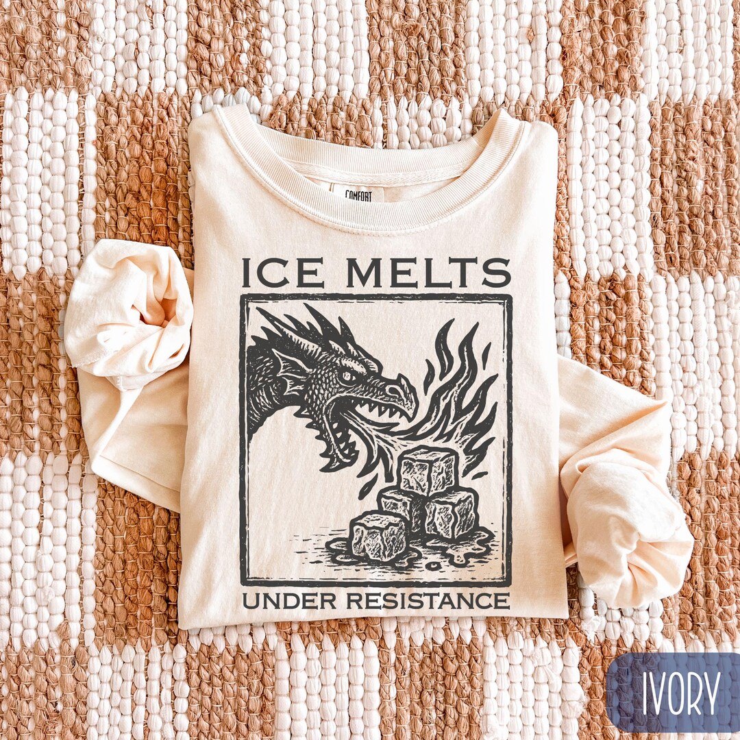 Ice Melts Under Resistance Anti ICE Shirt, Subtle Abolish ICE Comfort ...