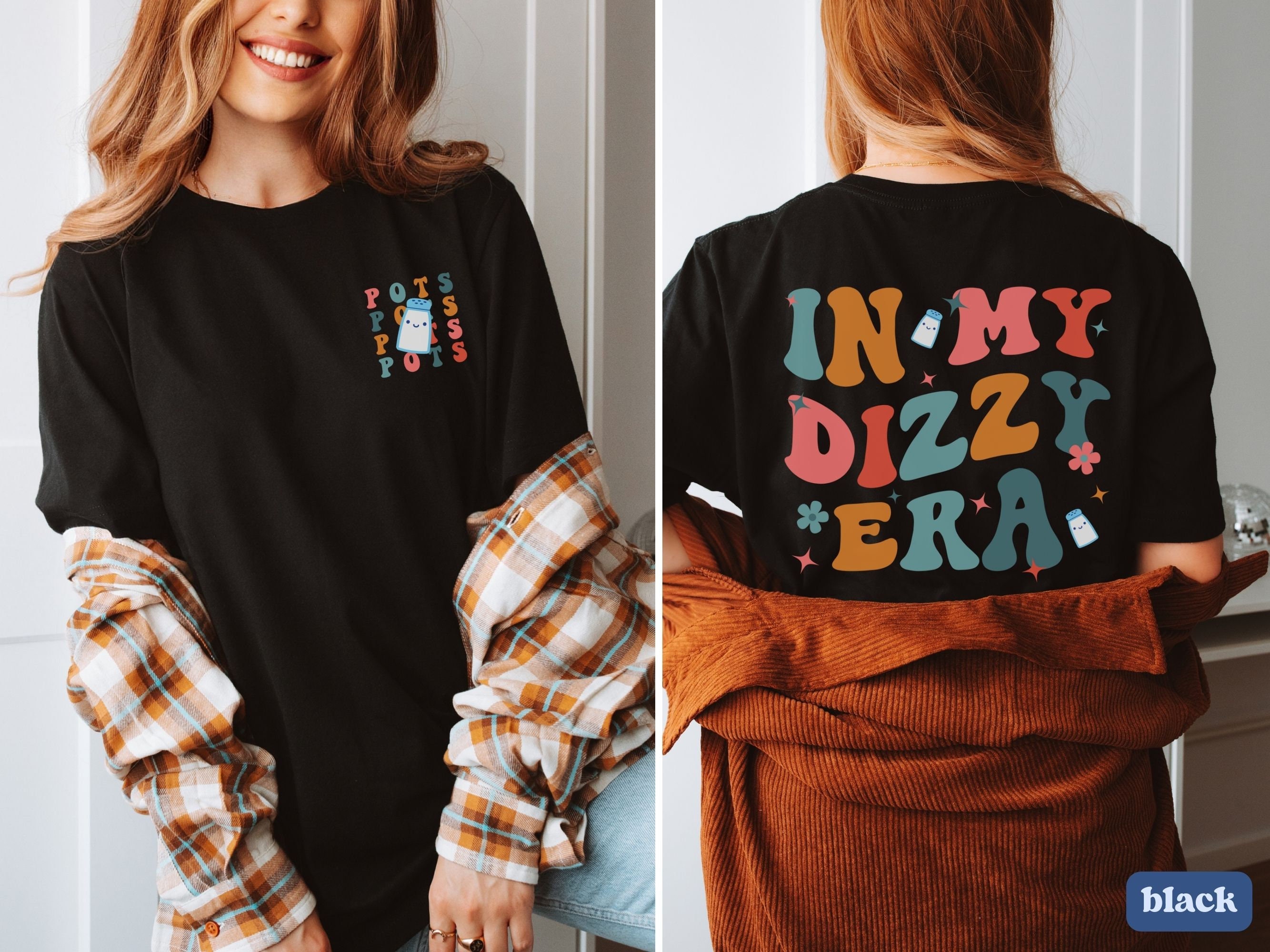 In My Dizzy Era Pots Syndrome Shirt, Retro Dysautonomia T-shirt ...