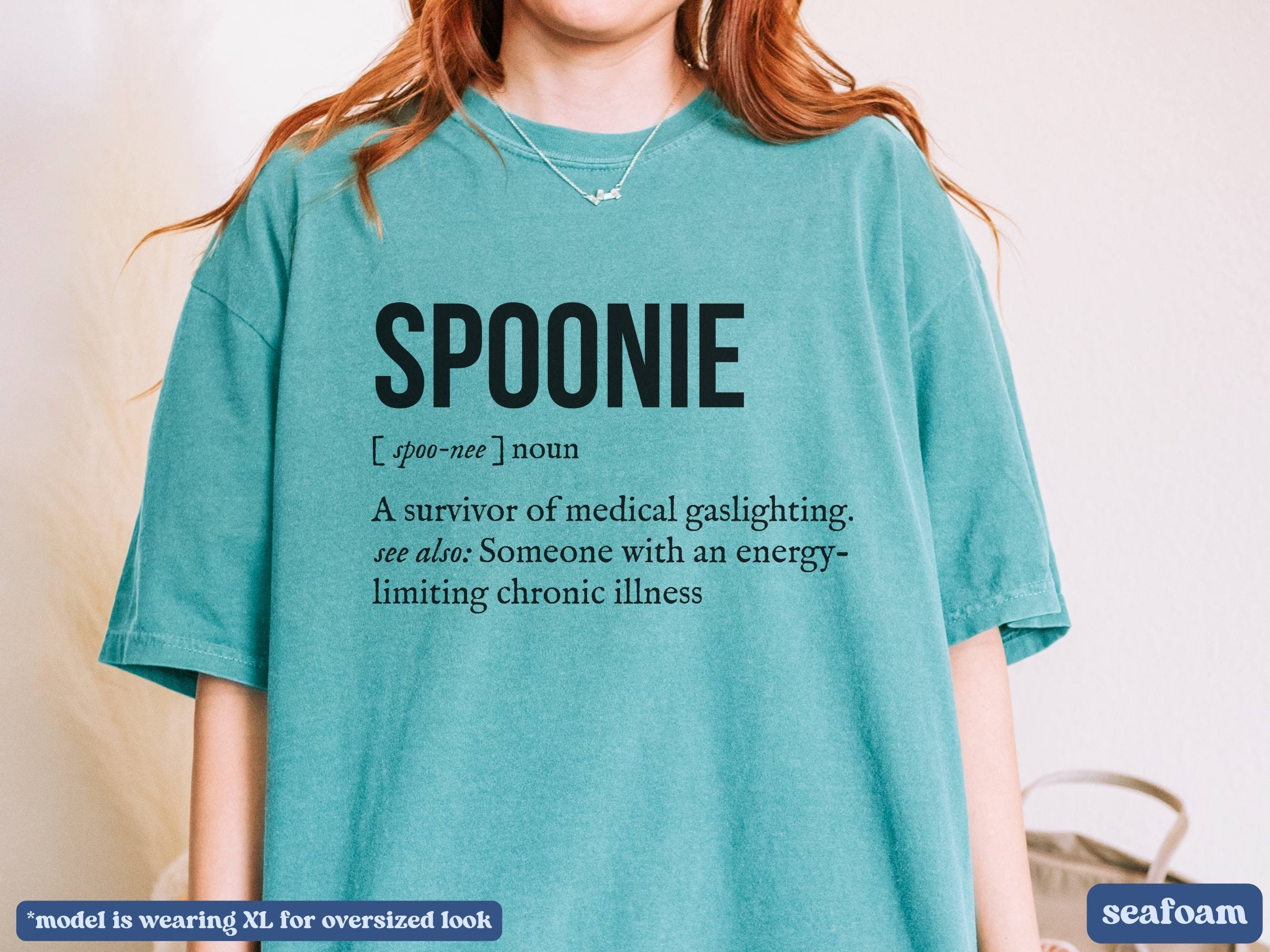 Sarcastic Spoonie Definition Shirt, Funny Chronic Illness Awareness T ...