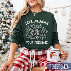 Let's Untangle Your Feelings Sweatshirt, School Counselor Christmas ...