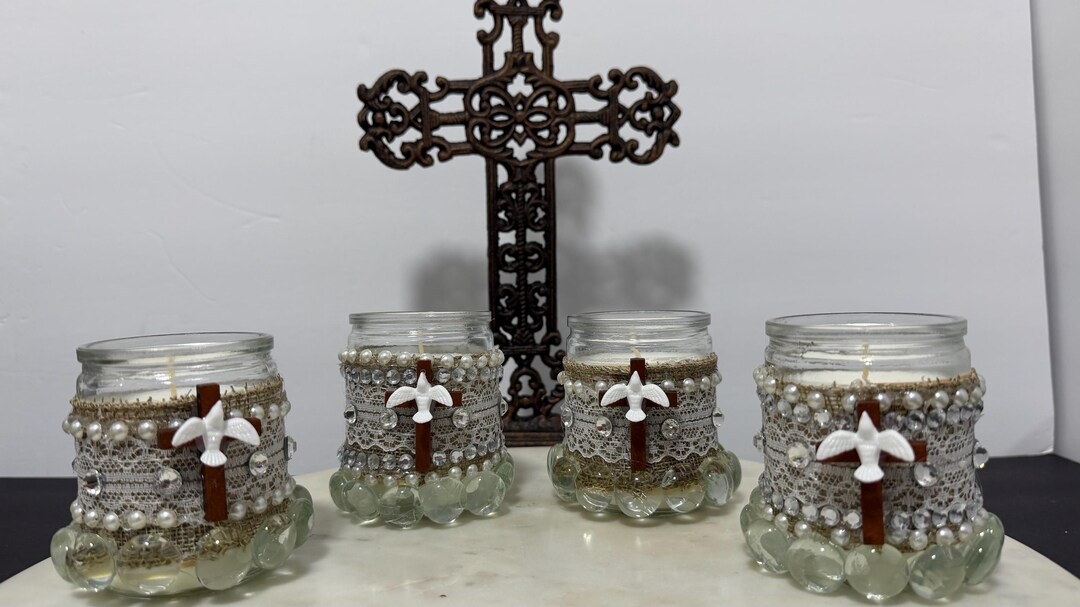Spiritual Bóveda Candles - Set of 4 - Etsy