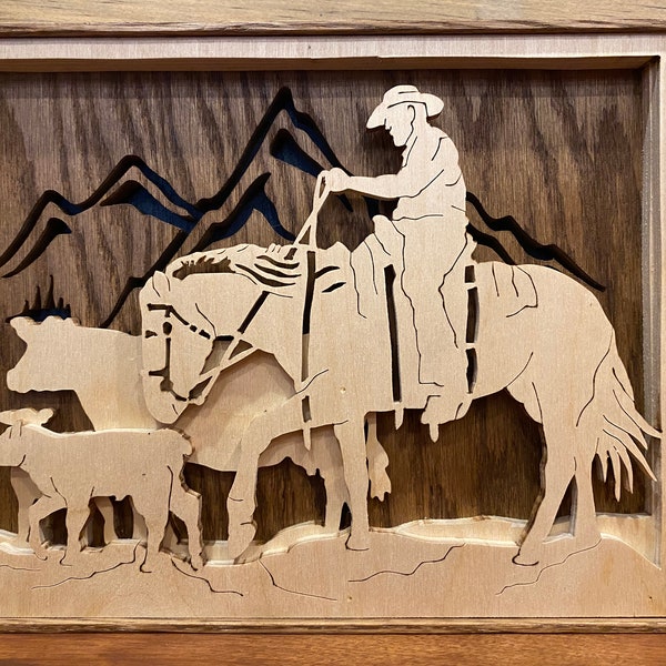 Western Shadow Box - Etsy