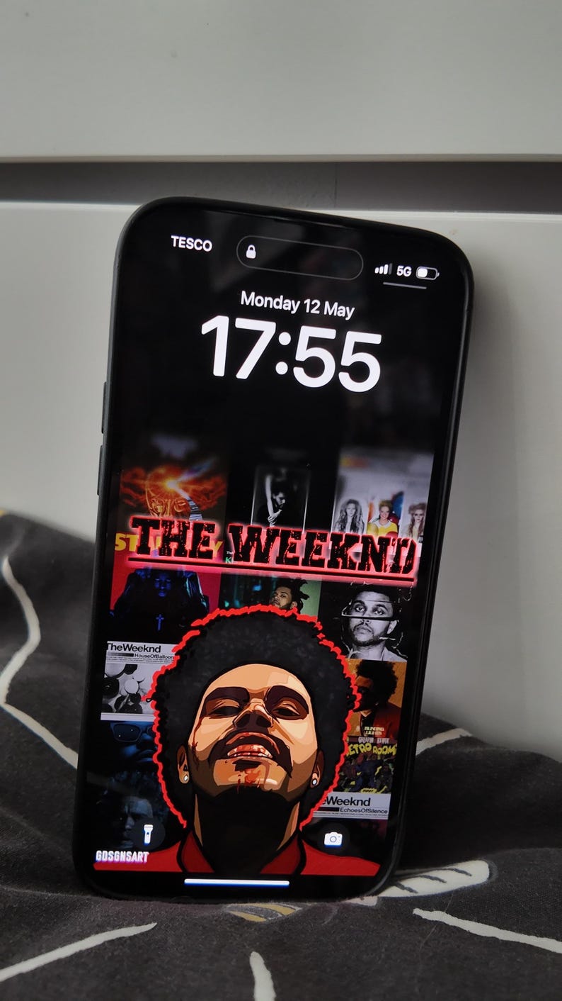 The Weeknd Digital Poster - Etsy