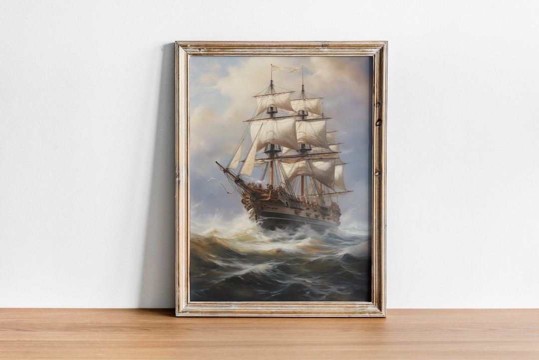 Head of the Fleet | Navy Ship Art Poster| Naval Artwork | Maritime ...