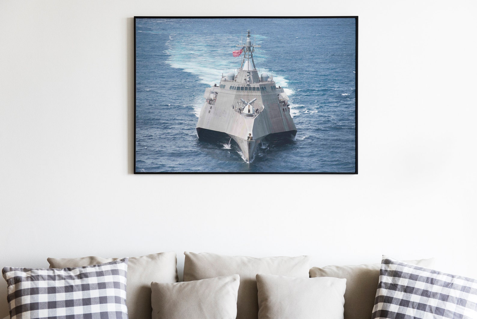USS Coronado (LCS 4) | Navy Ship Art Poster| Naval Artwork | Maritime ...