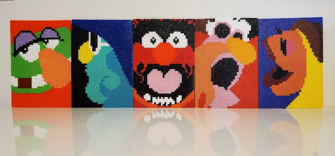 Dr. Teeth and the Electric Mayhem, Muppets, Pixel Art, Perler Beads ...