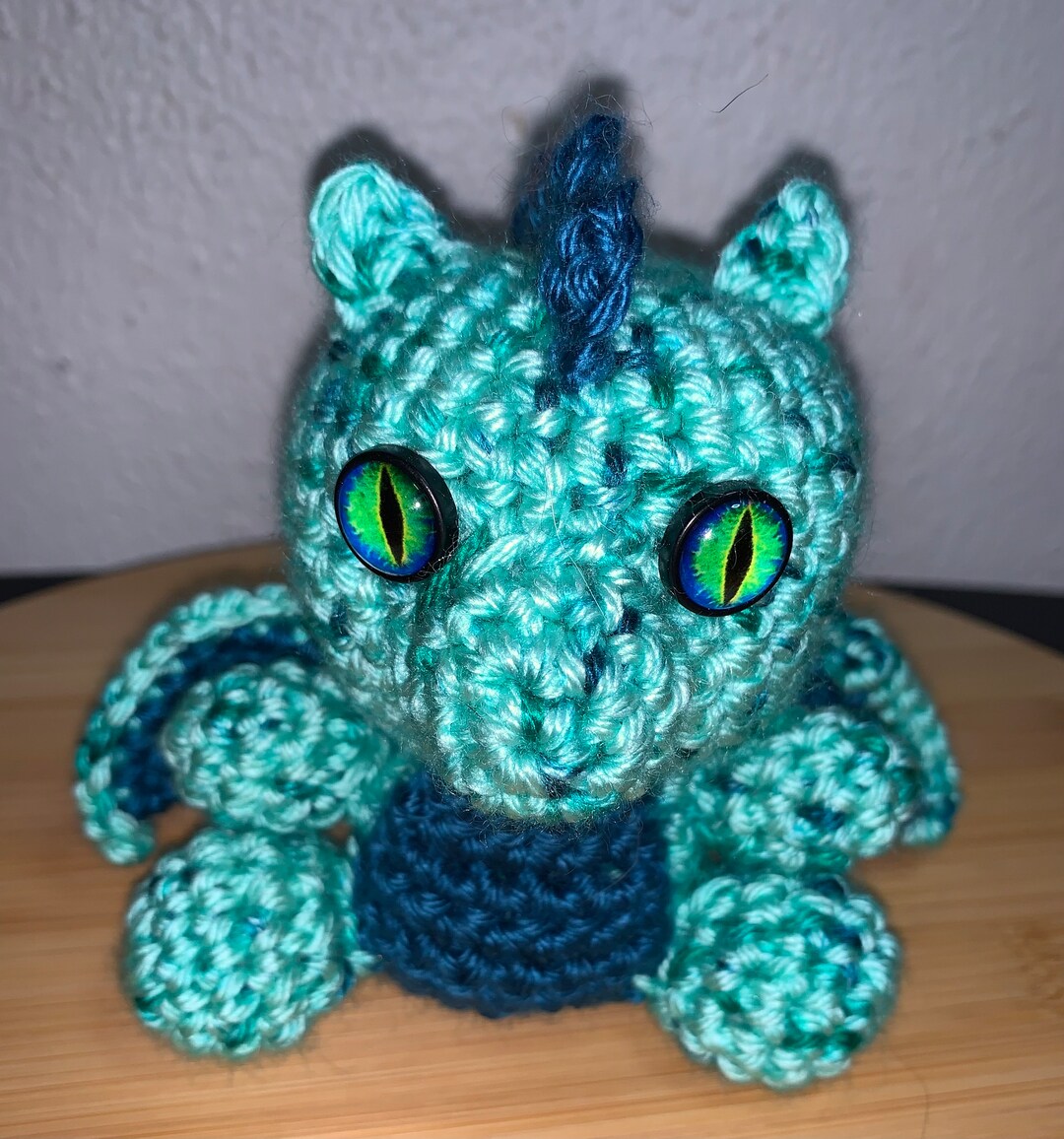 Mini Water Dragon Plushie - Etsy