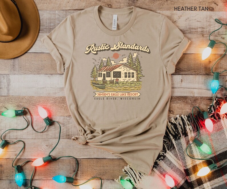 Rustic Cabin Shirt Eagle River T Wisconsin Shirt Up-north - Etsy