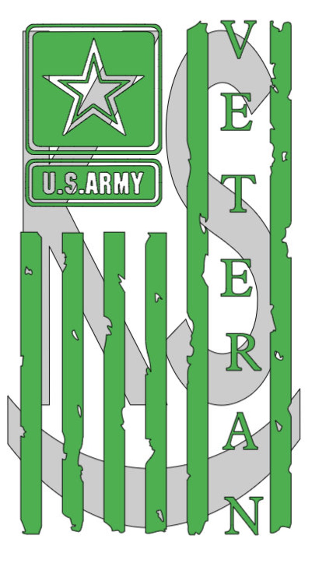 ARMY VETERAN DECAL - Etsy