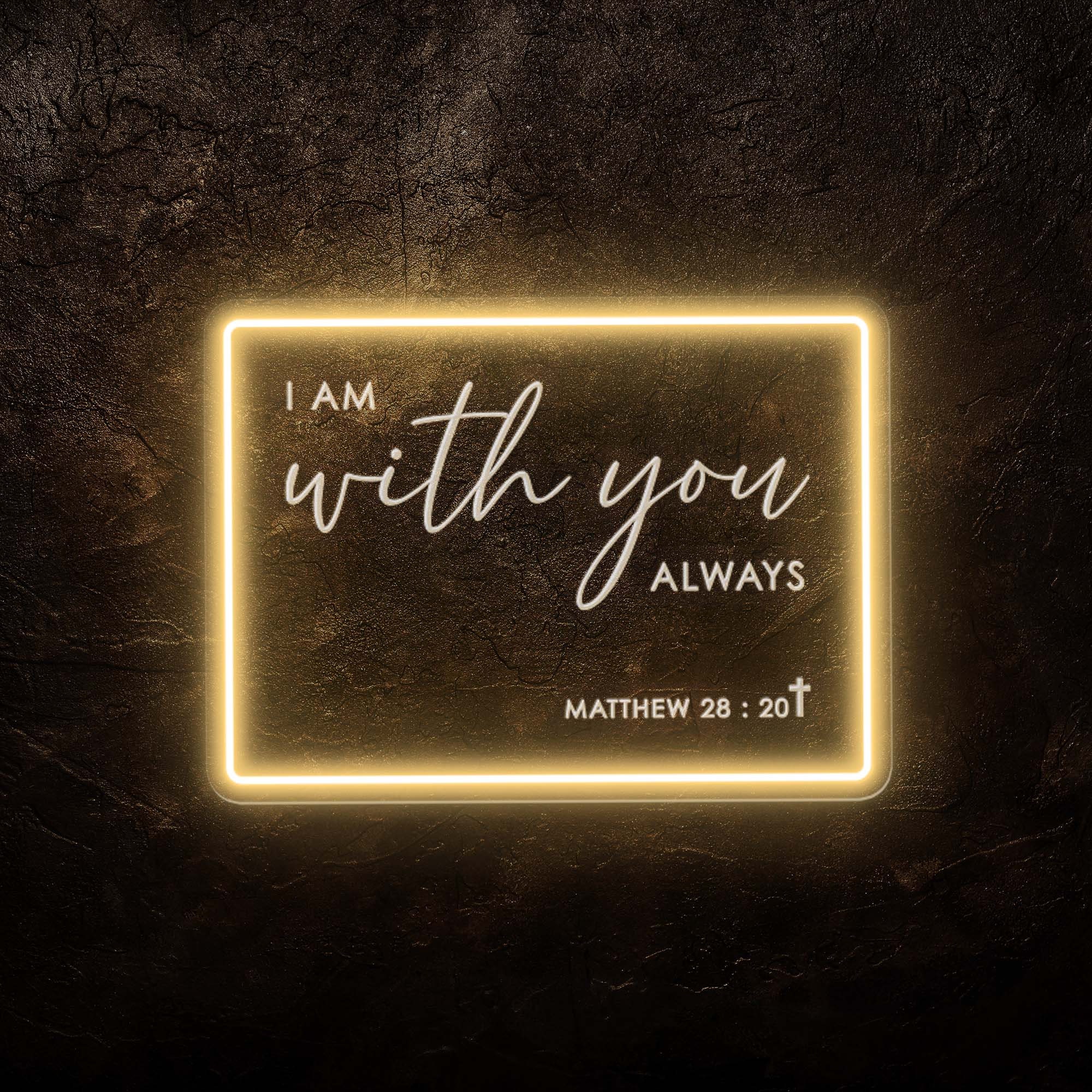 Personalized Bible Verse LED Light, Custom Bible Neon Sign, Christening ...