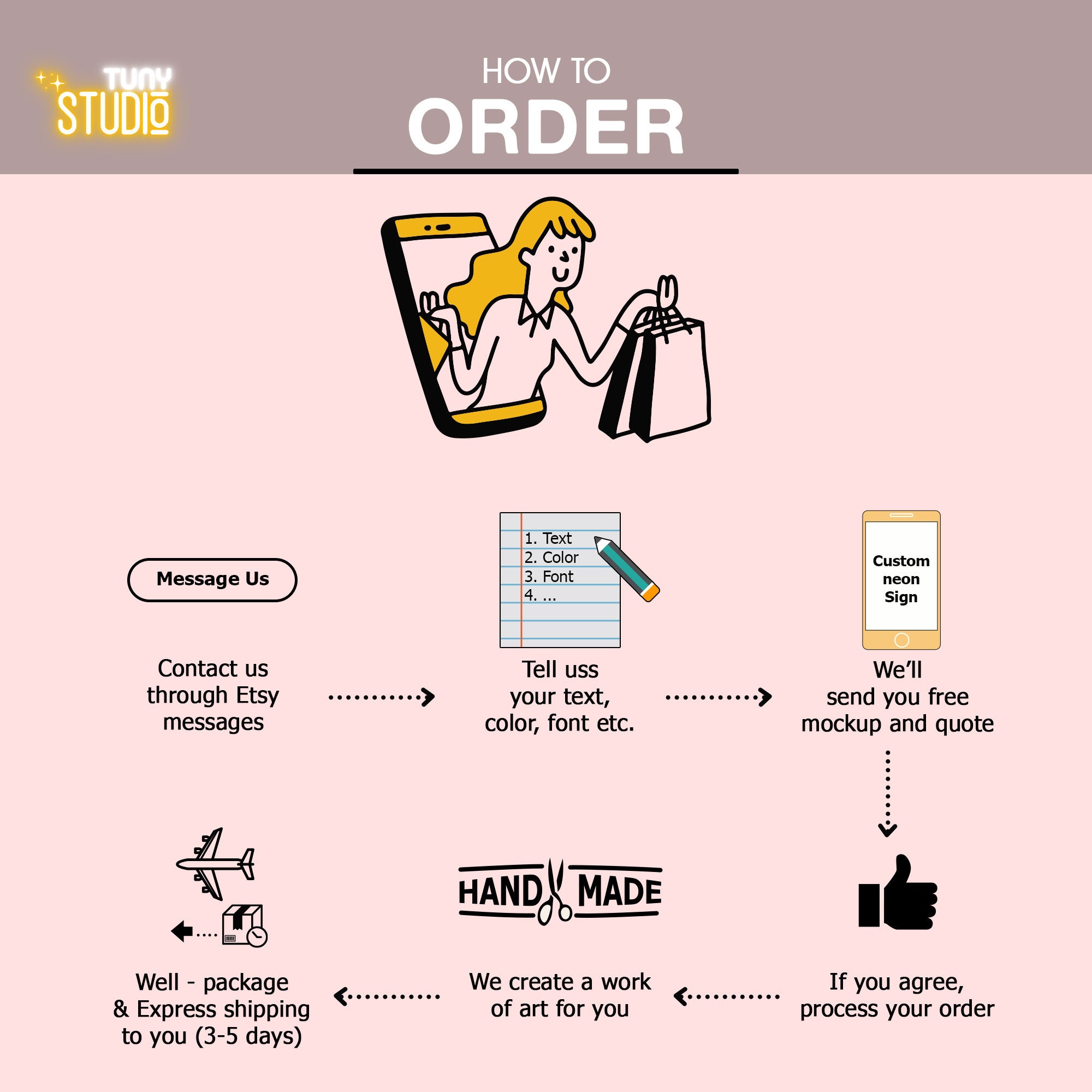 Custom Bar Neon Sign for Home Bar, Personalized Neon Sign Custom LED ...