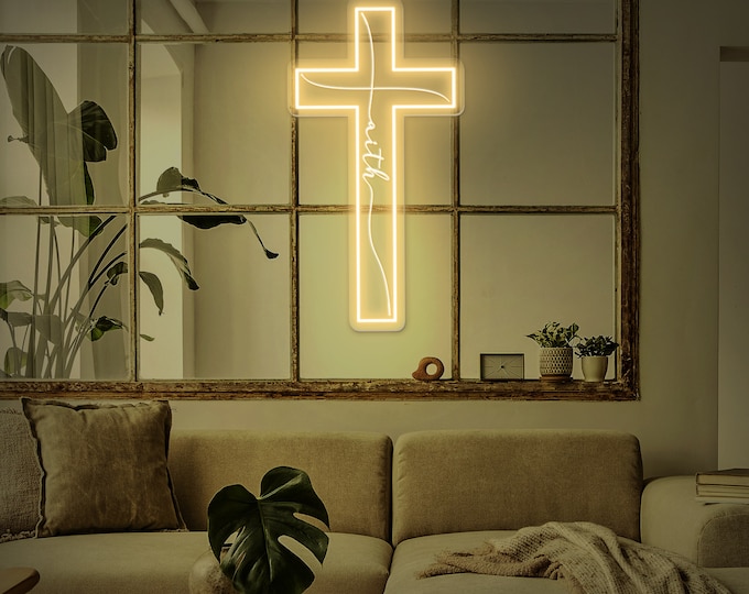 Jesus Neon Light, Jesus Led Sign, Jesus Christ Neon Sign, Christian ...