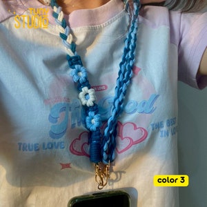 Handmade Macramé Strap, Daisy Flower Crossbody Strap, Macramé Boho ...