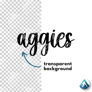 Aggies Digital Download, PNG and SVG Files, Transparent Background ...