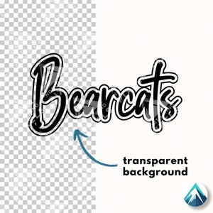Bearcats Digital Download, PNG and SVG, Clipart With Transparent ...