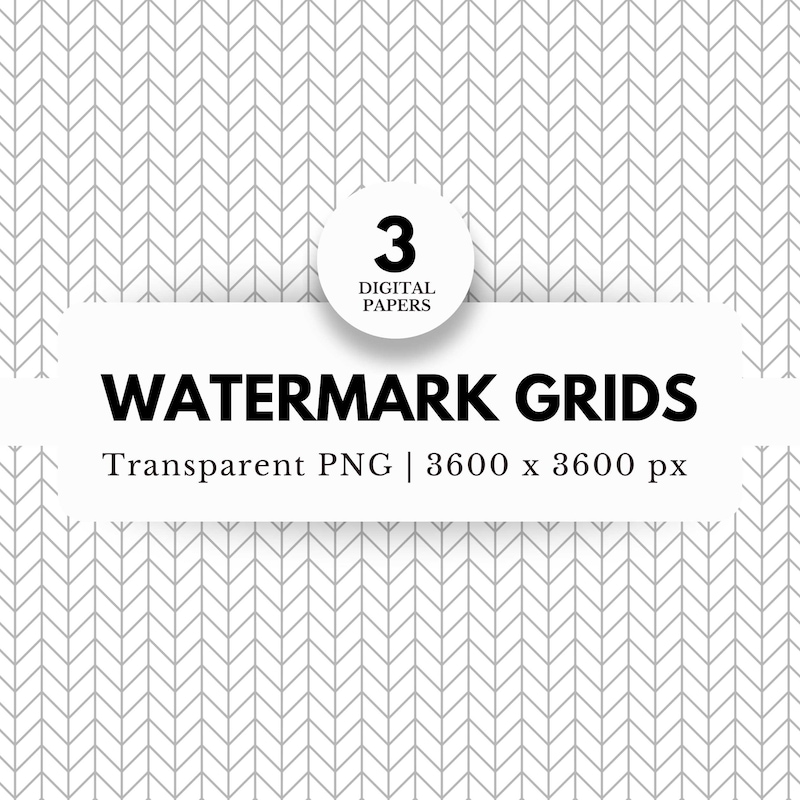 Watermark Grid - Etsy