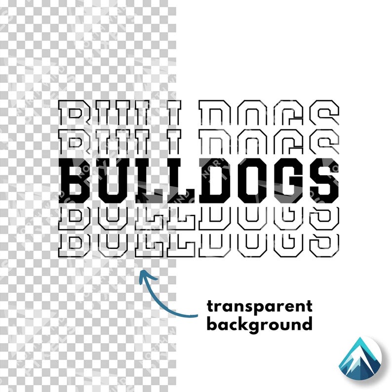 Bulldogs Digital Download, PNG and SVG File, Transparent Background ...