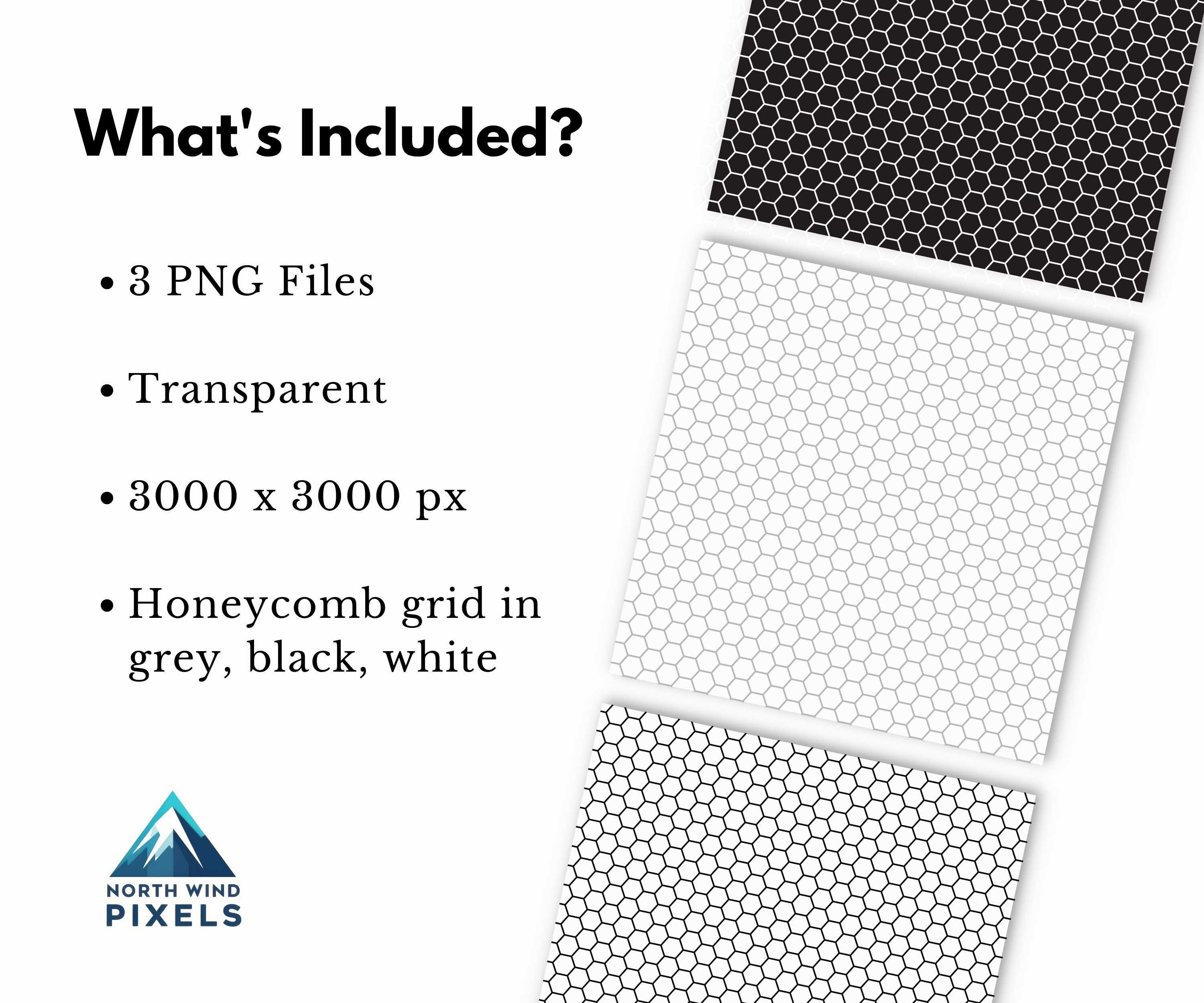 3 Watermark Grids With Transparent Backgrounds, PNG Files, Download ...