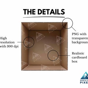 7 Cardboard Box Digital Template, Christmas Tree Shape, PNG, Grid ...