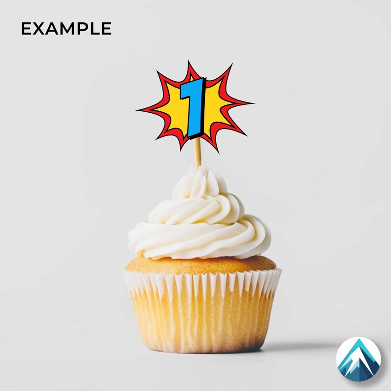 1 Superhero Birthday Number, PNG and SVG File, Digital Download ...