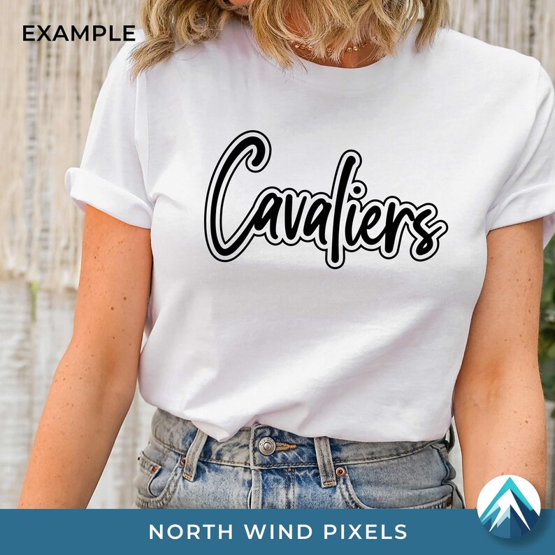 Cavaliers Digital Download, PNG and SVG Files, Clipart With Transparent ...