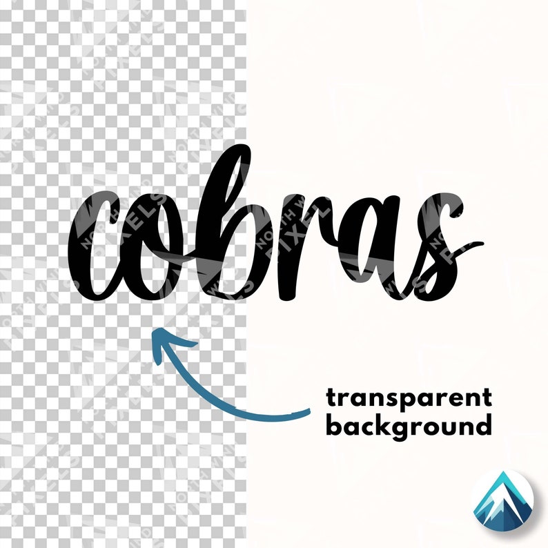 Cobras Digital Download, PNG and SVG Files, Clipart With Transparent ...