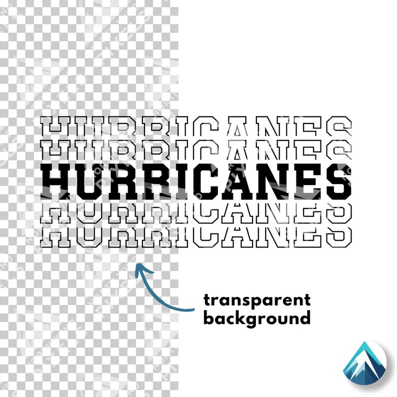 Hurricanes Digital Download, PNG and SVG Files, Clipart With ...