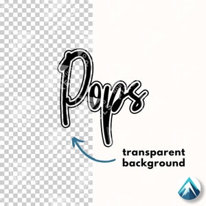 Pops Digital Download, PNG and SVG File, Transparent Background ...