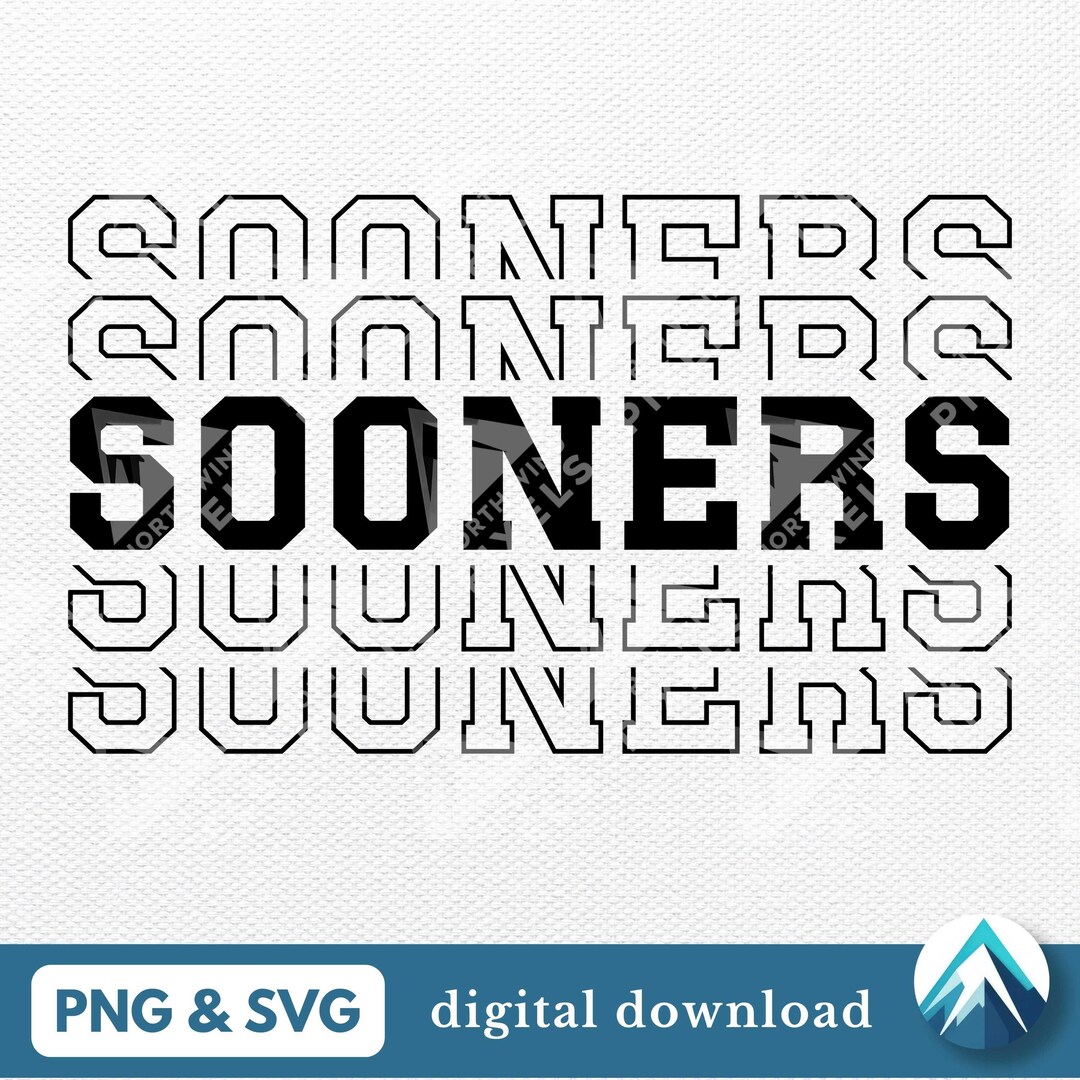 Sooners Digital Download, PNG and SVG File, Clipart With Transparent ...