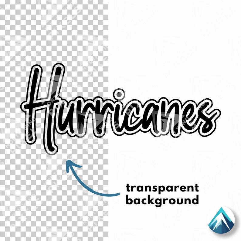 Hurricanes Digital Download, PNG and SVG Files, Clipart With ...