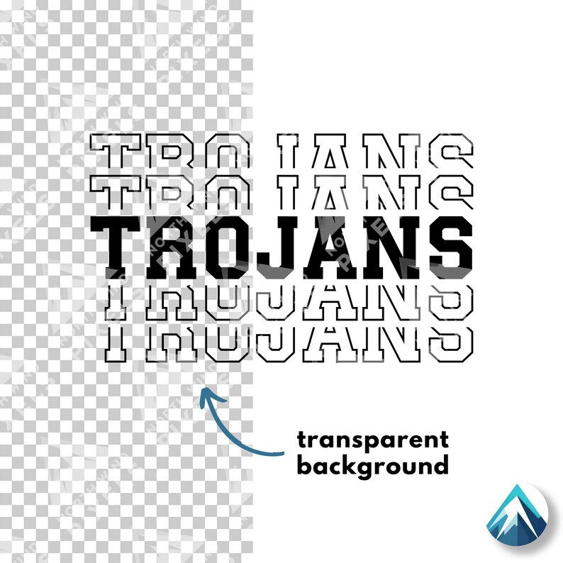 Trojans Digital Download, PNG and SVG Files, Clipart With Transparent ...