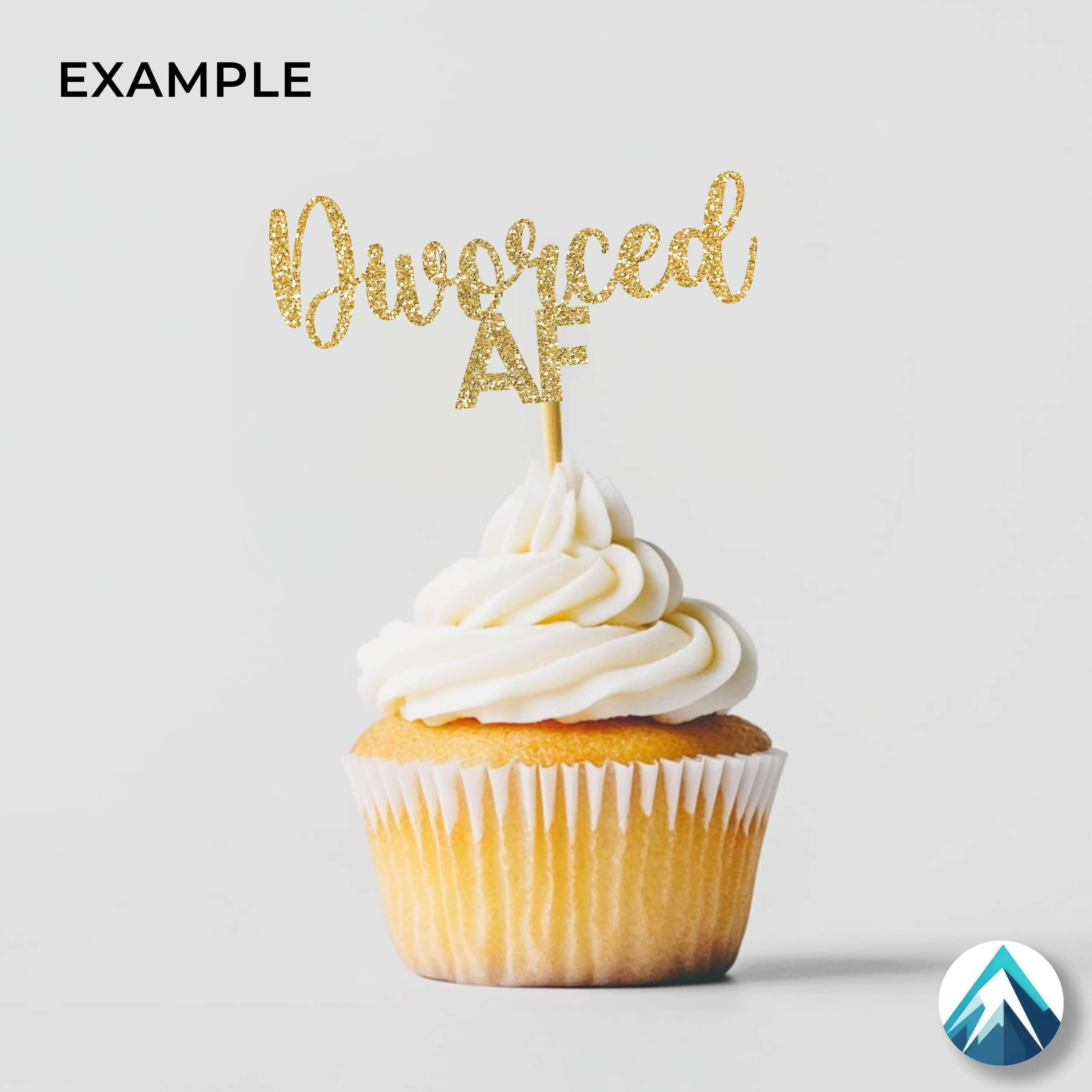 Divorced AF Digital Download, PNG and SVG Files, Cursive Font ...