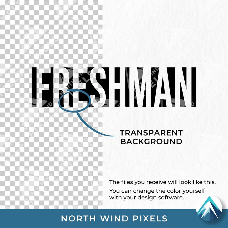 Stencil Freshman Digital Download, Svg Png Dxf Eps Files, Transparent ...