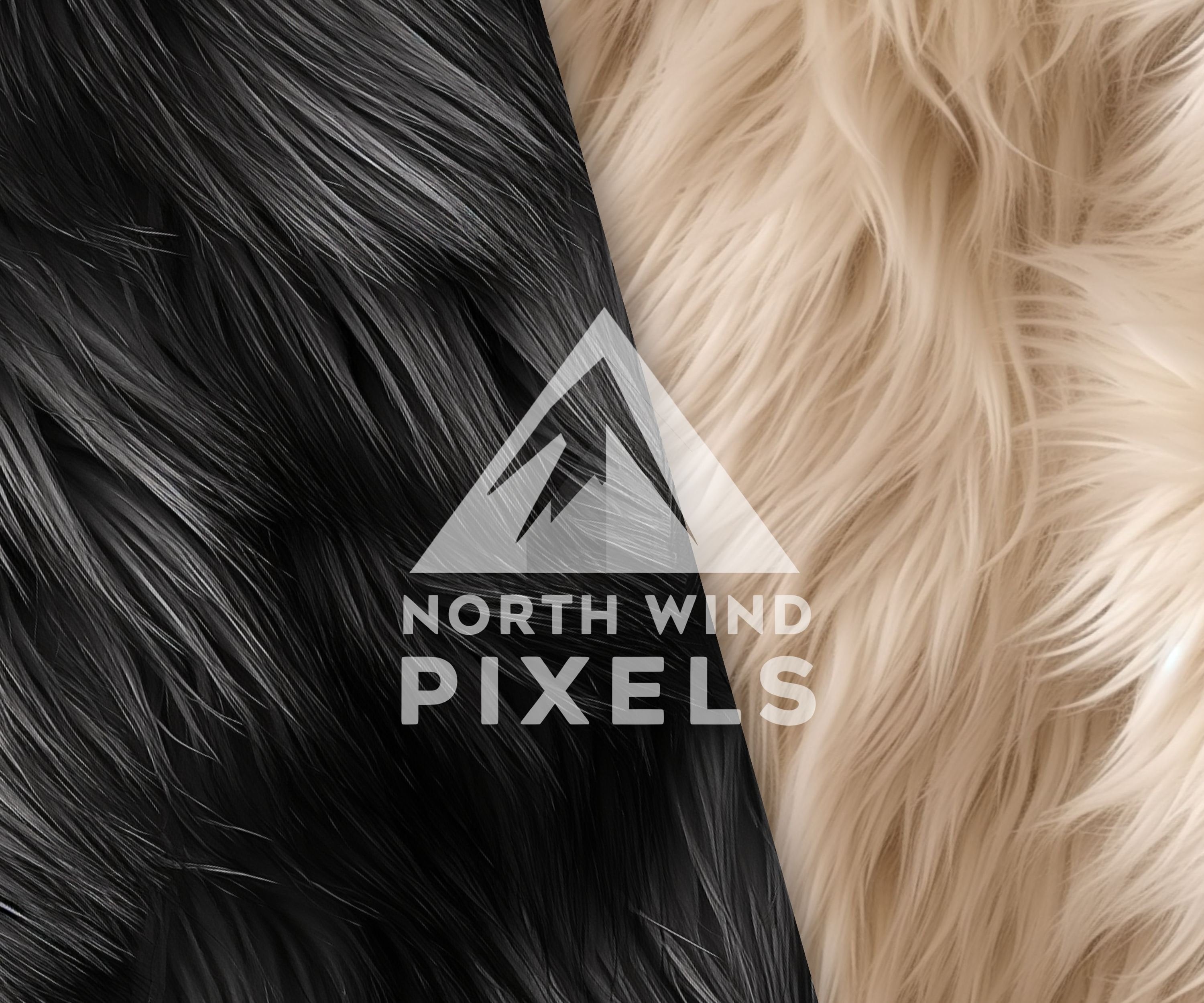 18 Soft Animal Fur Digital Papers, Seamless Textures, 12x12, JPG File ...