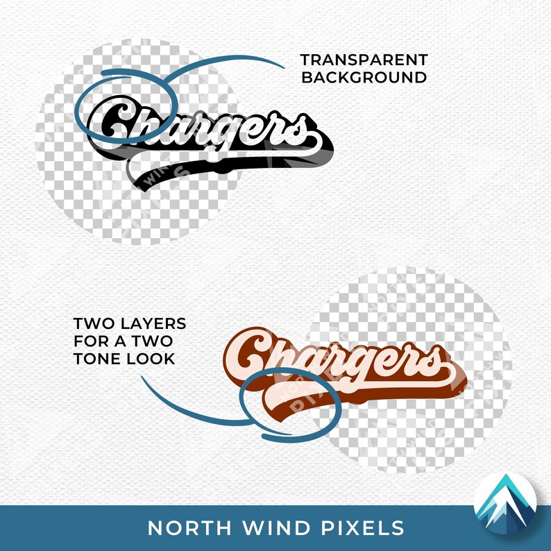 Sporty Chargers Digital Download, PNG and SVG, Transparent Clip Art ...