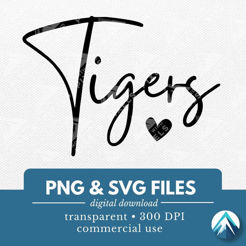 Tiger Font Svg - Etsy