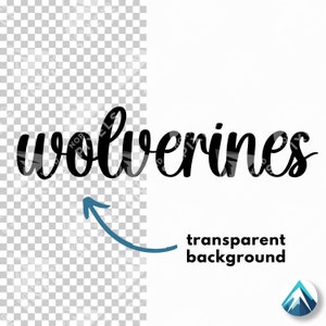 Wolverines Digital Download, PNG and SVG Files, Clip Art With ...