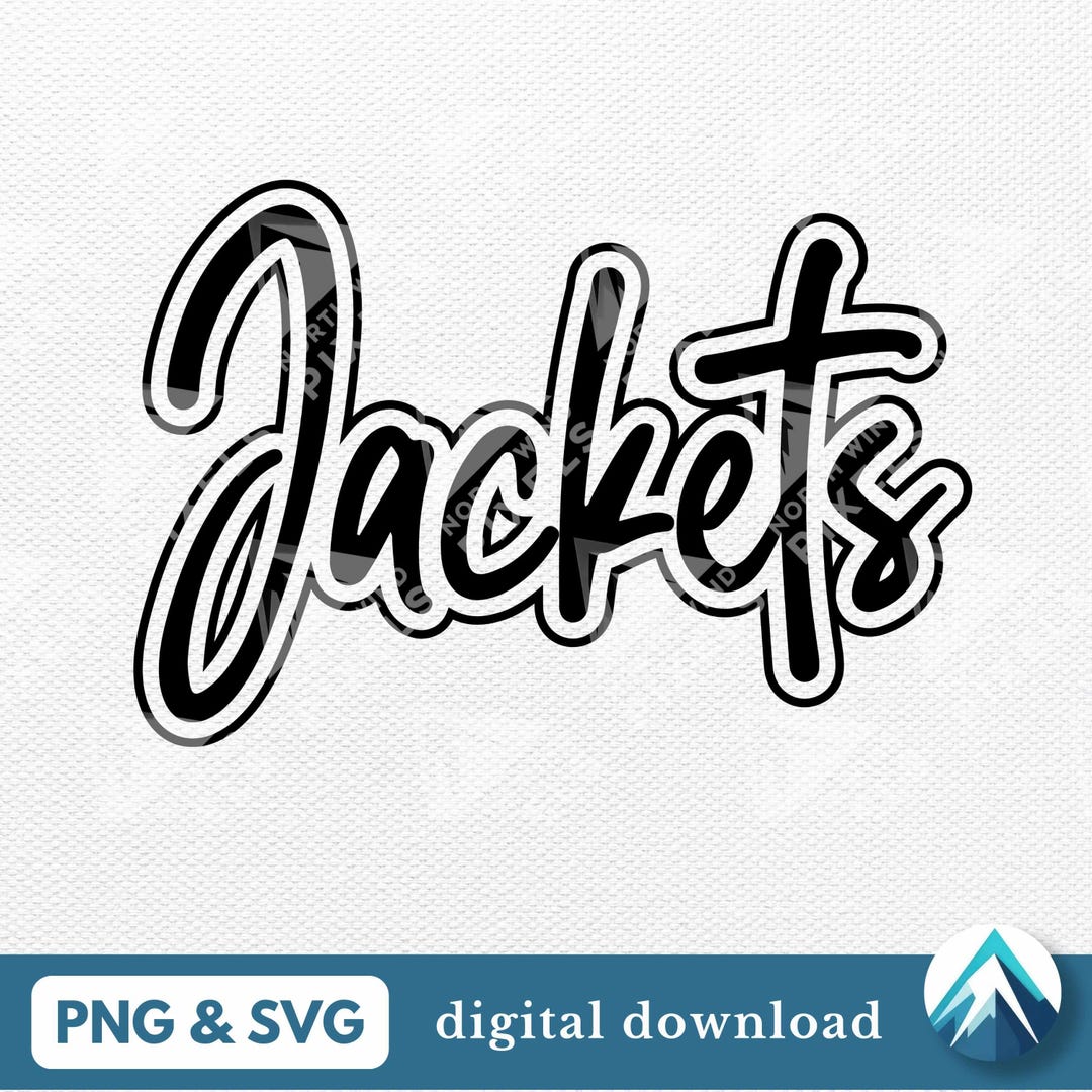 Jackets Digital Download, PNG and SVG Files, Transparent Background ...