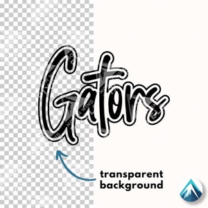 Gators Digital Download, PNG and SVG Files, Transparent Background ...