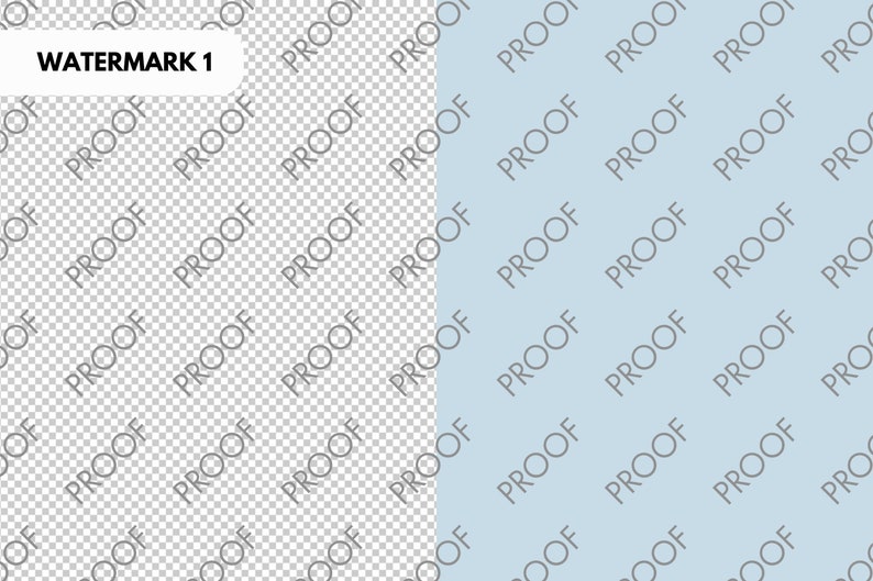 6 Proof Watermark Grids With Transparent Backgrounds, PNG Files ...